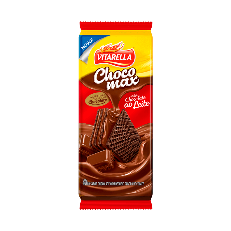 Wafer Chocomax Chocolate ao Leite | Vitarella - Tem diferença. Tem sabor.