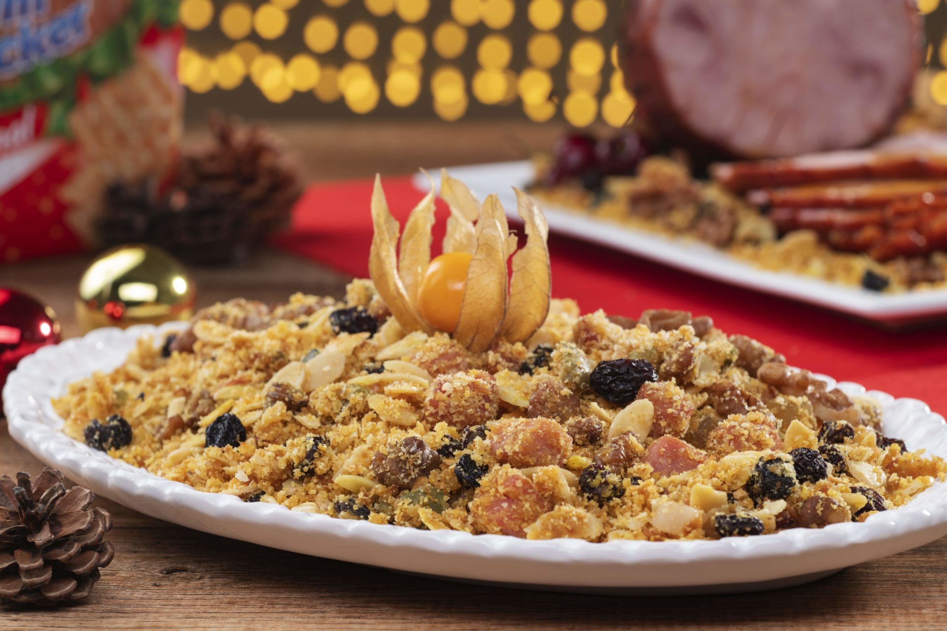 Tender com farofa de natal de cracker Vitarella | Vitarella - Tem ...