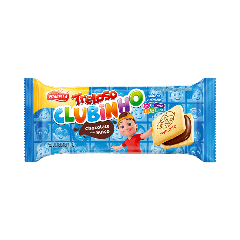 Treloso Clubinho Recheado sabor Chocolate | Vitarella - Tem diferença ...